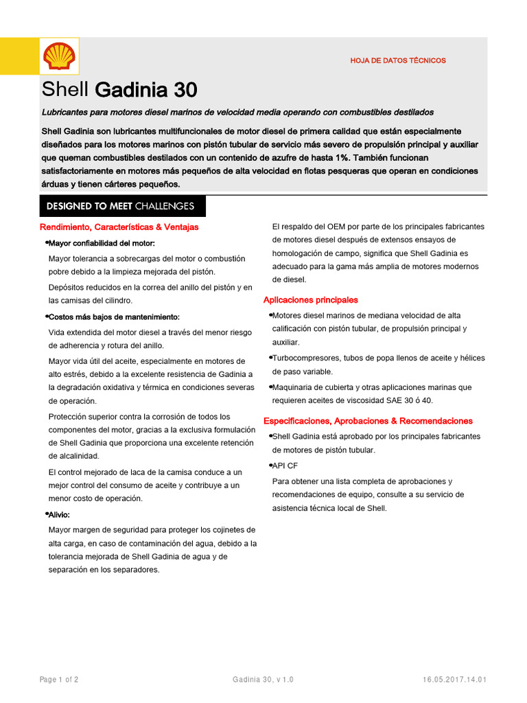 GADINIA | PDF | Motor diesel | Motores