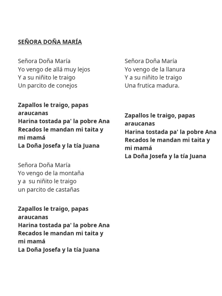 Señora Doña María | PDF | Arte