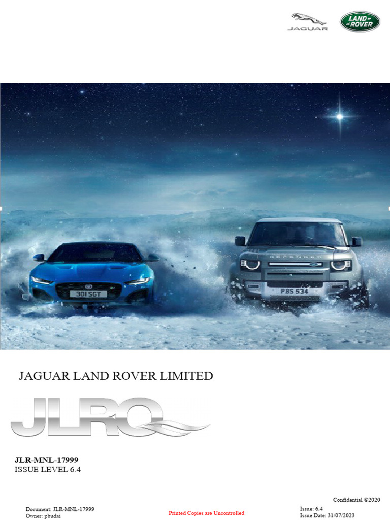 JLRQ Manual: Supplier Performance Guide | PDF | Supply Chain ...