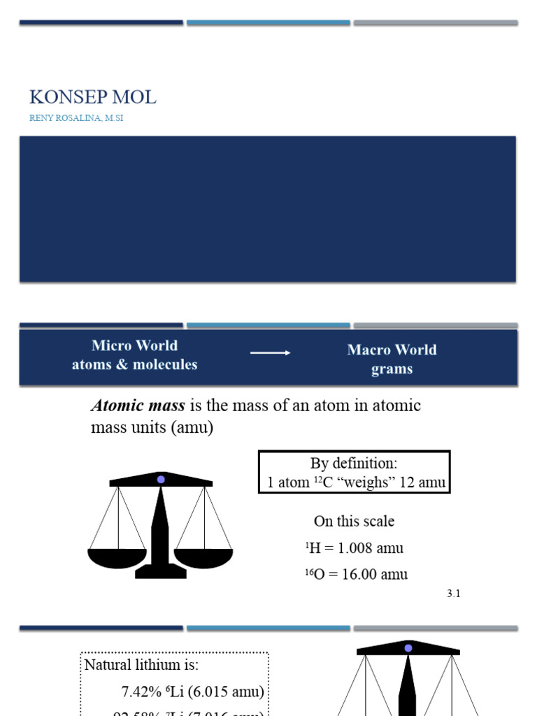 Konsep Mol | Download Free PDF | Mole (Unit) | Chemical Substances