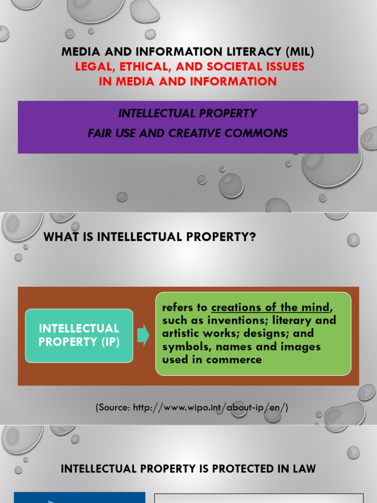 Legal Ethical and Societal Issues in Media and Information Intellectual ...