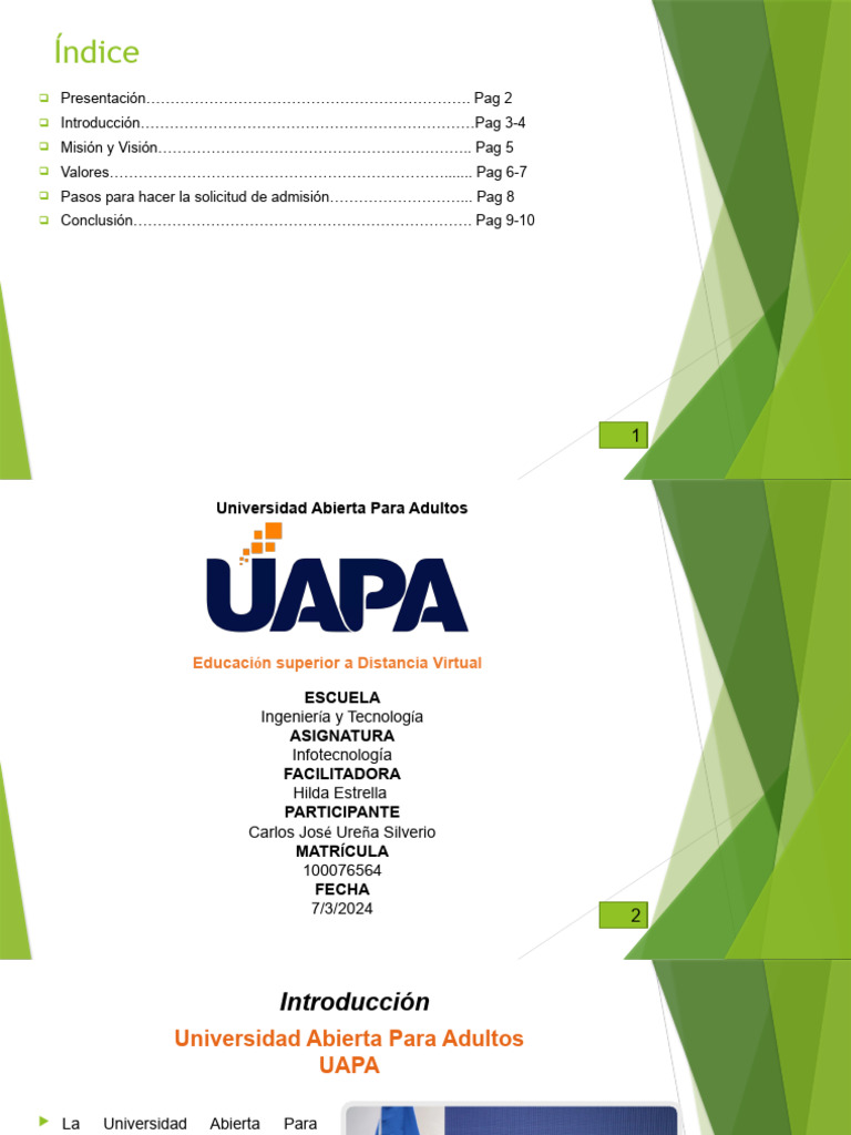 UAPA: Educación Superior a Distancia | PDF | Educación más alta ...