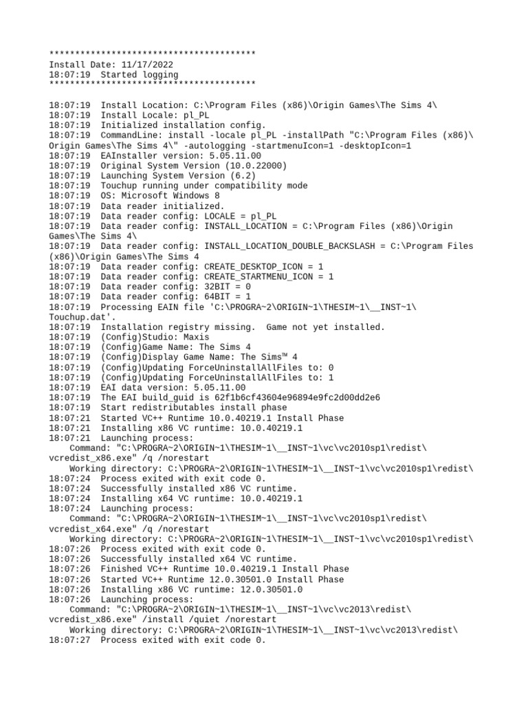 Install Log | Download Free PDF | Microsoft Software | Computing