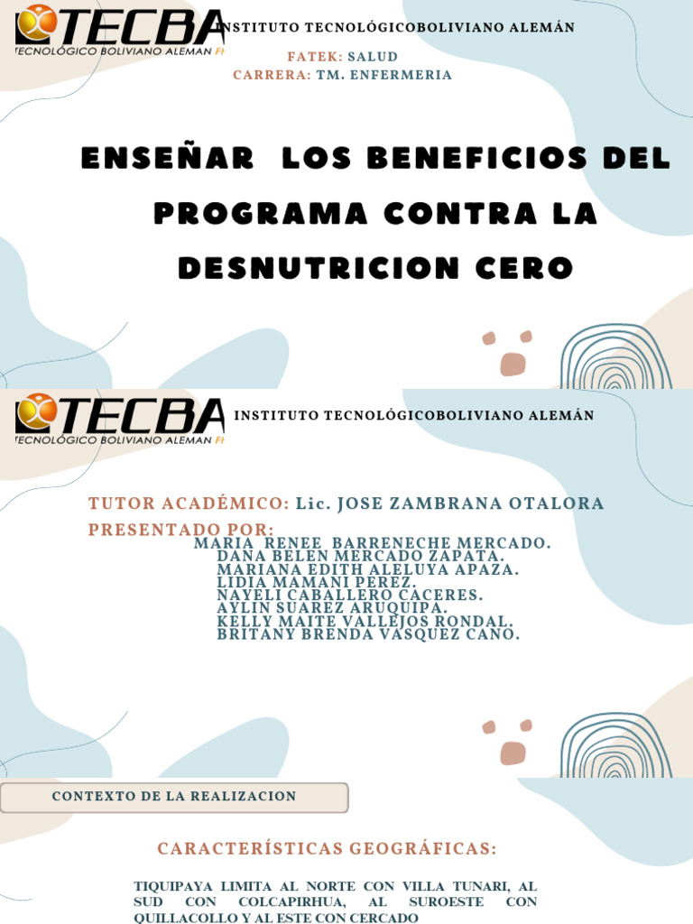 Programa Desnutricion Cero Pptx 20240319 145111 0000 Pdf
