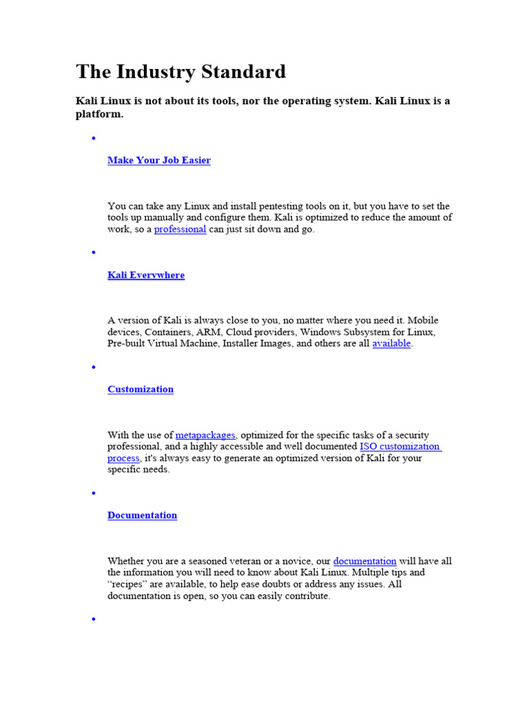 Introduction to Kali Linux Essentials | PDF | Art | Computers