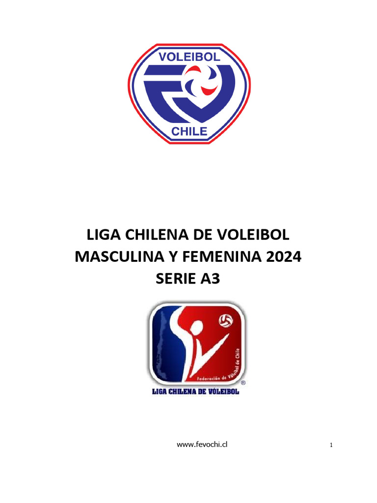 Liga A3 Bases 2024 | PDF | Vóleibol | Árbitro