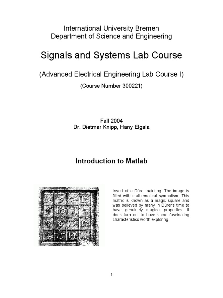 Matlab Primer | PDF | Matlab | Matrix (Mathematics)
