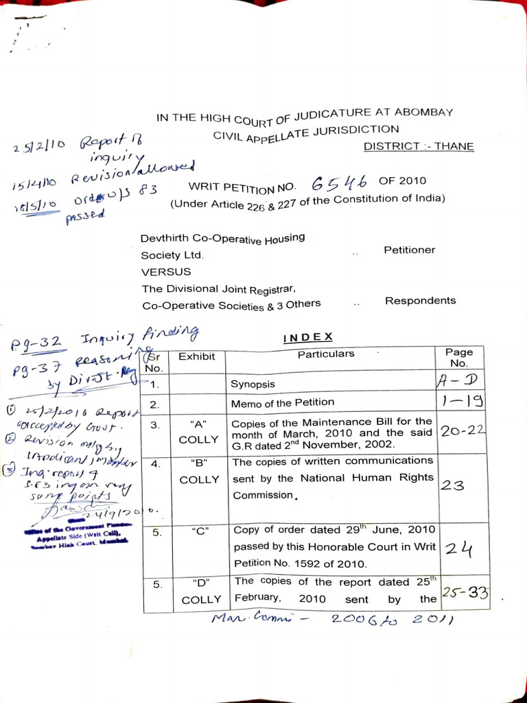Writ Petition Certiorari | PDF | Certiorari | Complaint