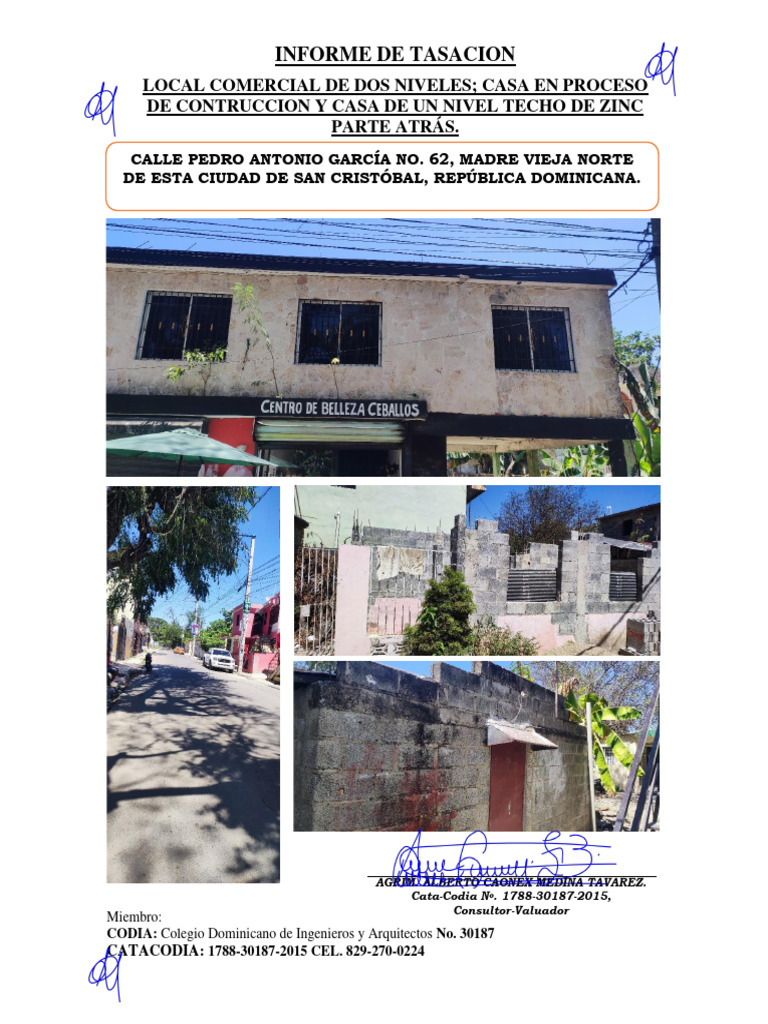 Tasacion Maria Isabel Ceballos Sanchez | PDF | Valoración (Finanzas ...