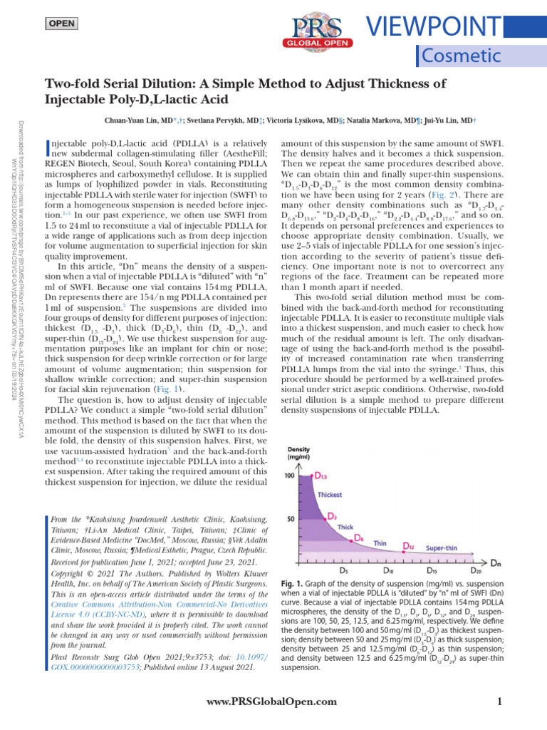 Two Fold Serial Dilution A Simple Method To.27 | PDF
