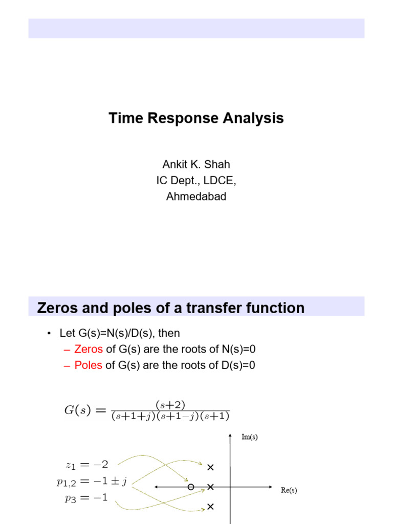 Time Response | PDF | Damping | Mechanics