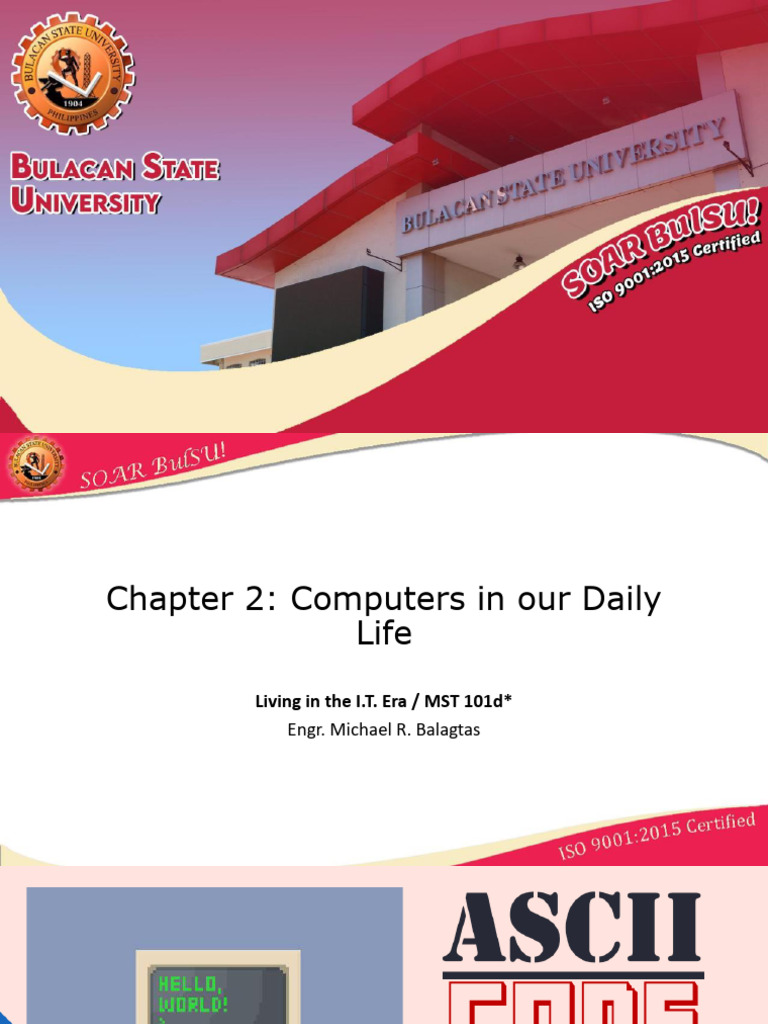 L.I.T.E. Chapter 2 Computers in Our Daily Life | PDF | Mobile App | Computer Network