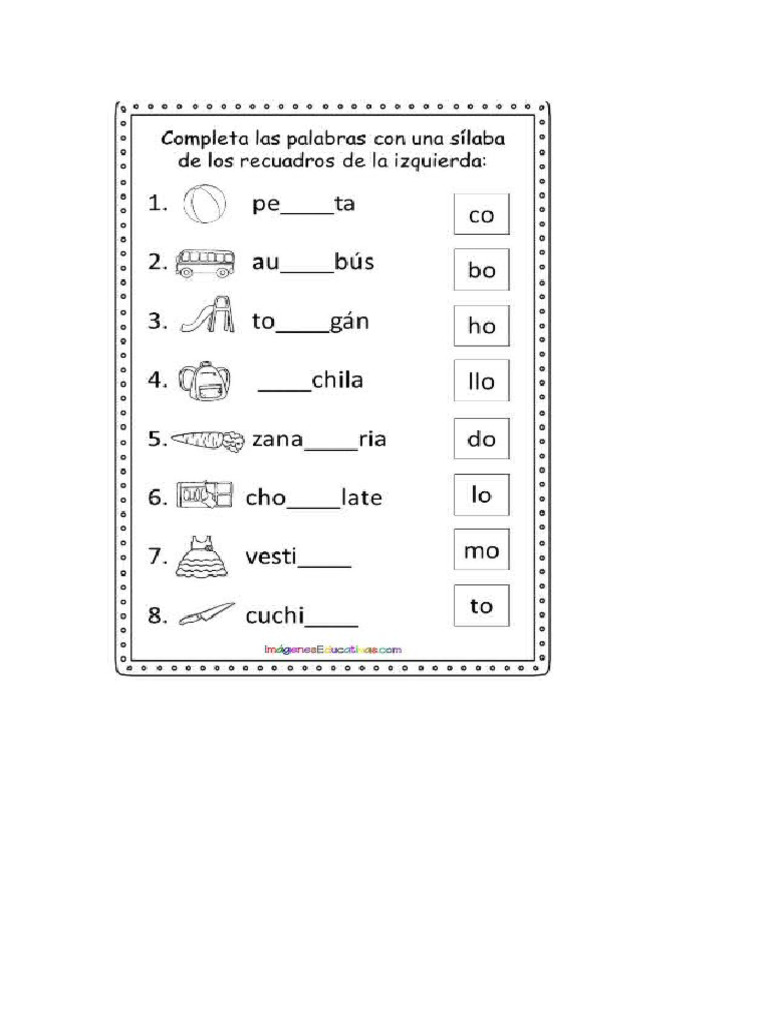 Actividades Grado 1 | PDF