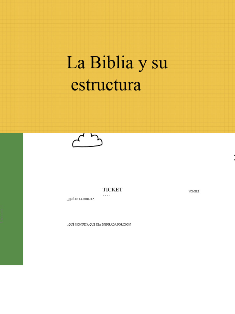 La Biblia y Su Estructura | PDF