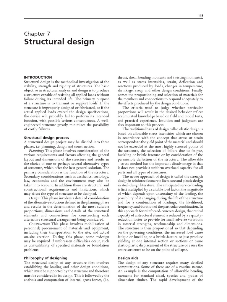 Structural Design | PDF | Technology & Engineering | Computers