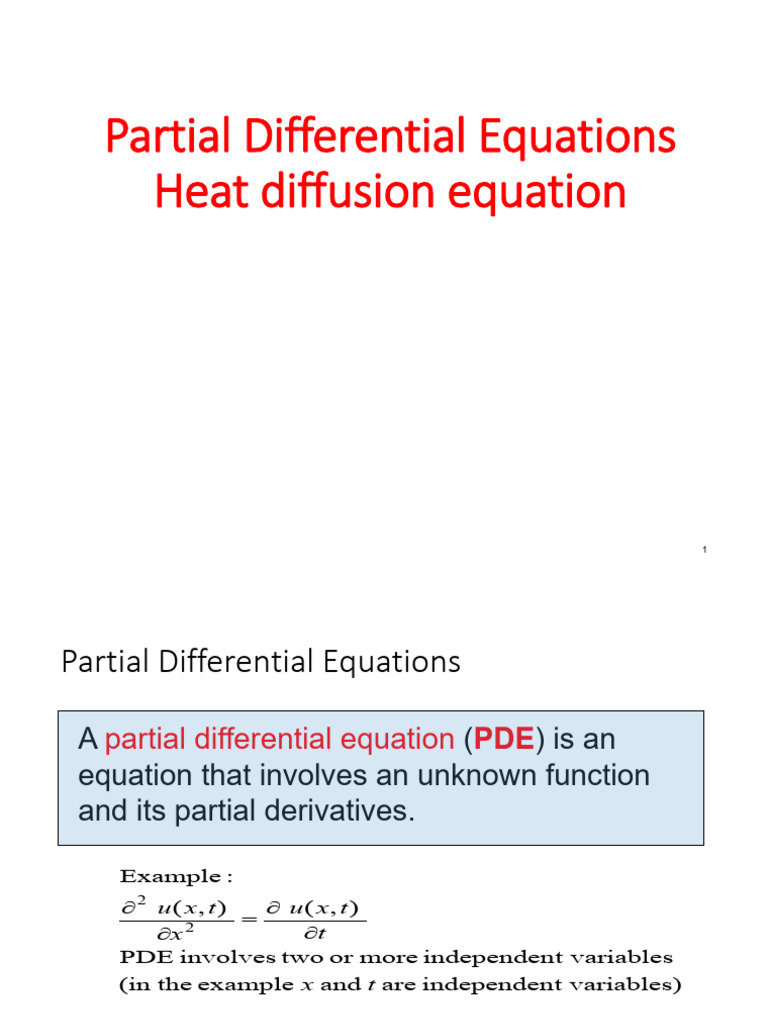 Understanding Partial Differential Equations | PDF | Partial ...