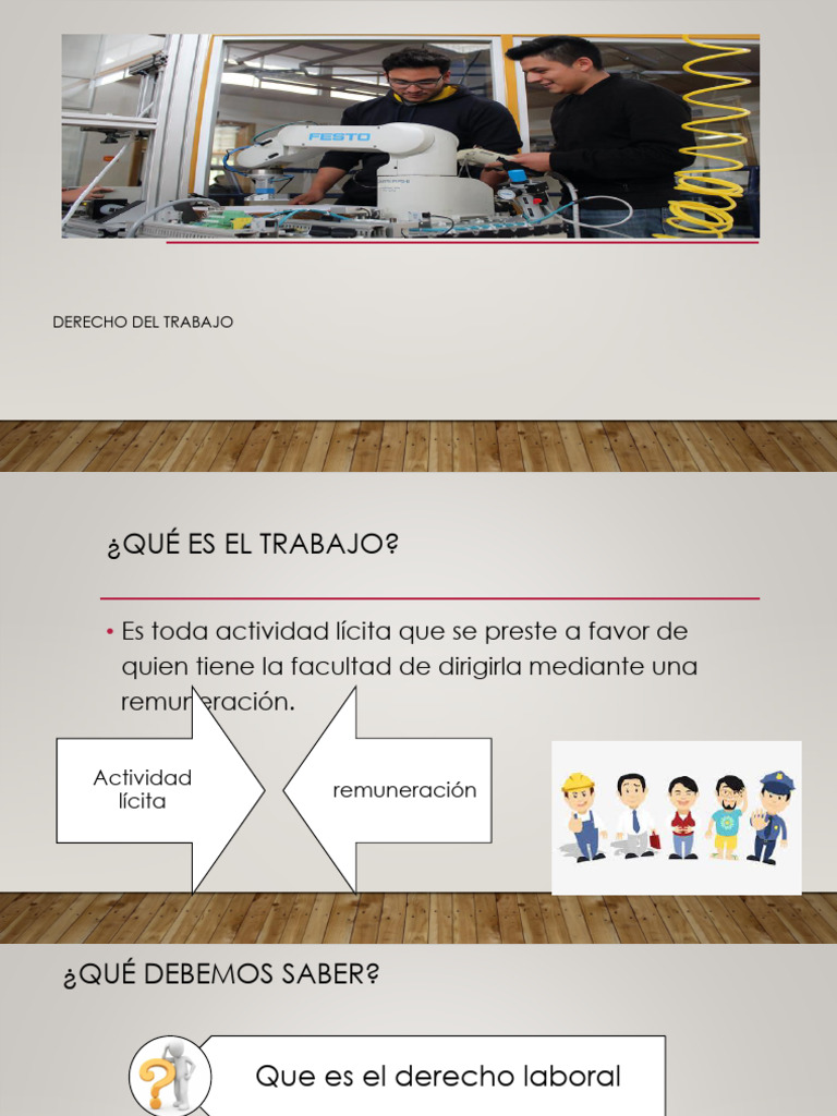 Qué Es El Trabajo | PDF | Derecho laboral | Salario