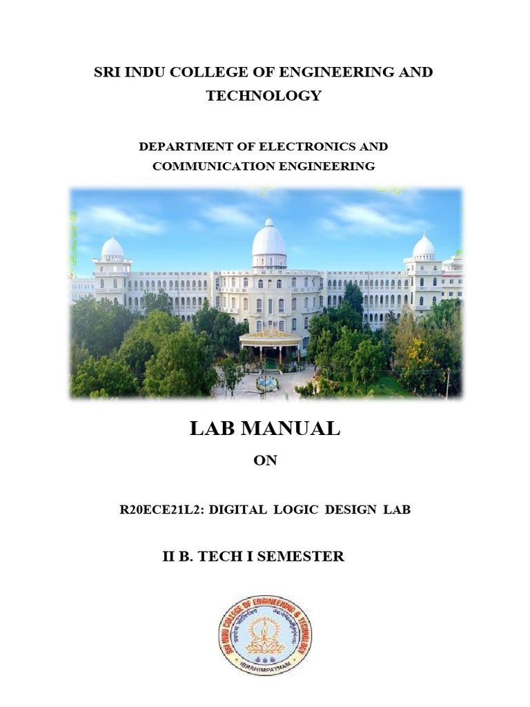 Digital Logic Design Lab File Pdf Logic Gate Electronic Circuits 