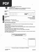 Bgcse Sda Paper 4 2020 | PDF