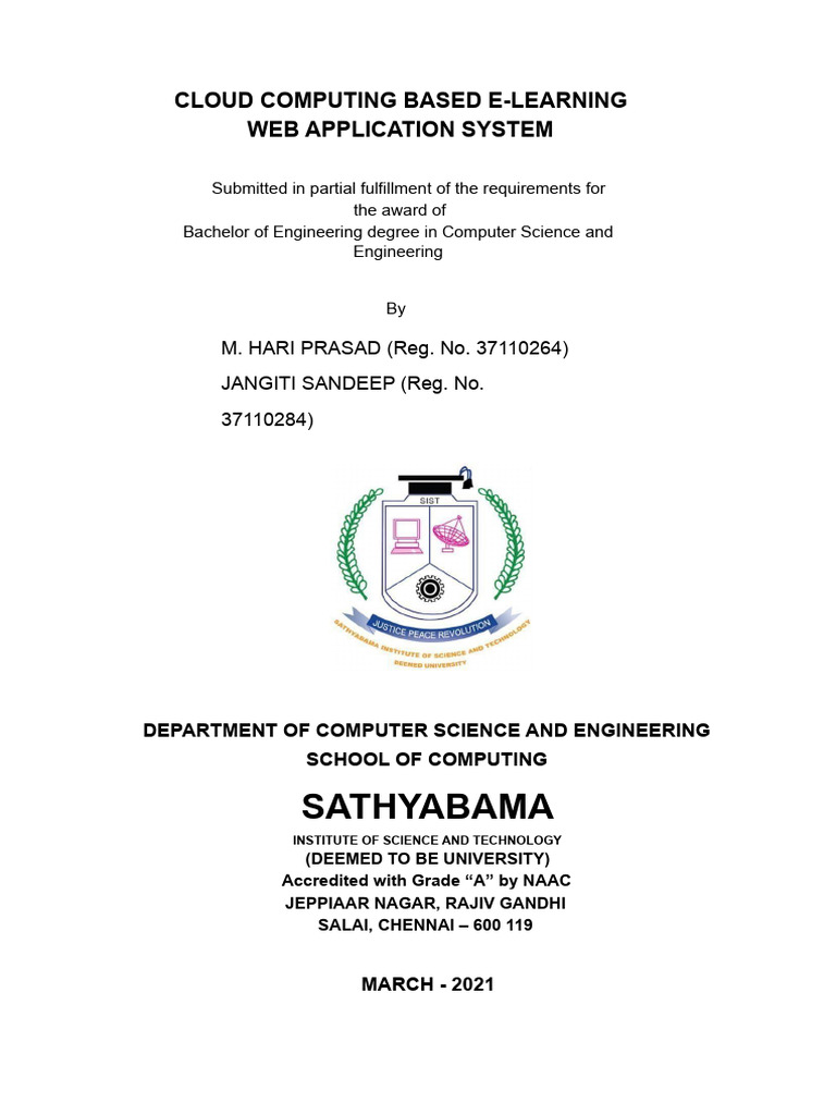 B.E Cse Batchno 226 | PDF | Transport Layer Security | Educational Technology