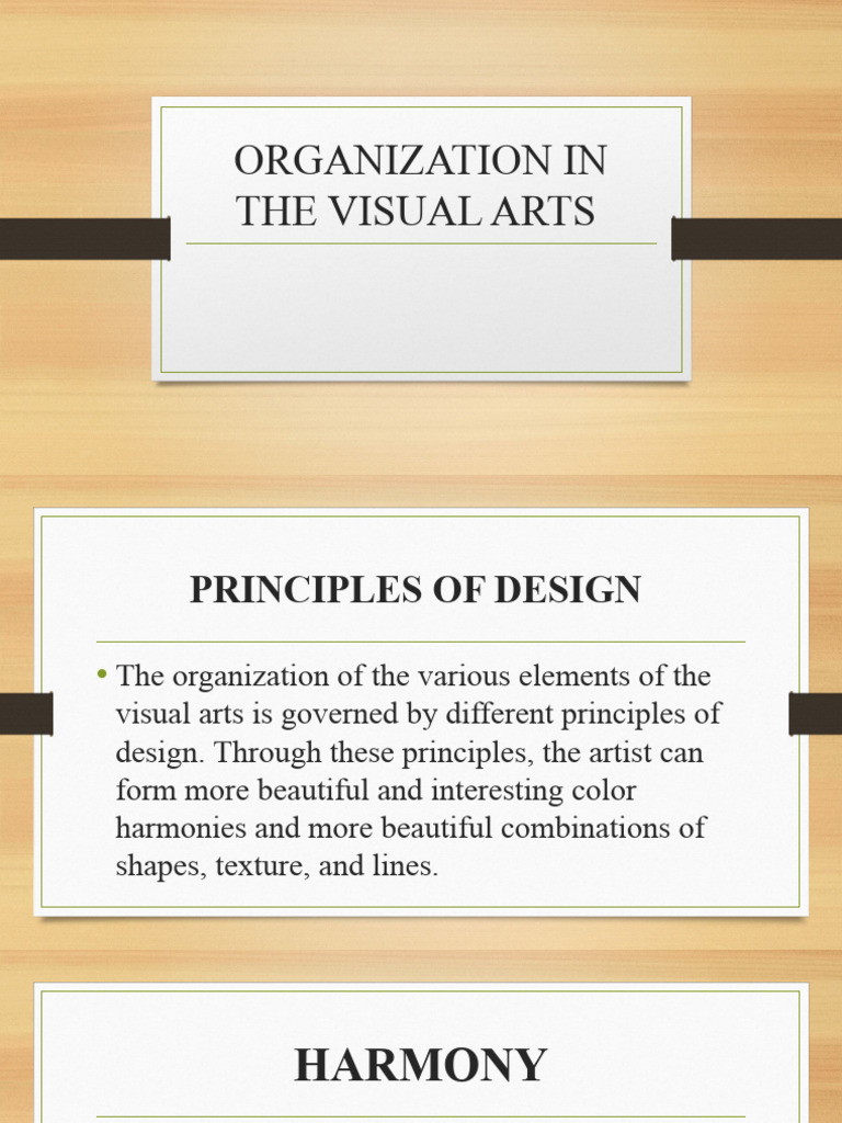 Organization in The Visual Arts | PDF | Rhythm | Harmony