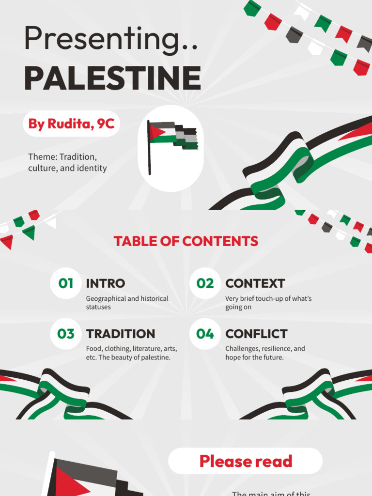 Presenting.. Palestine. | PDF | State Of Palestine | World Politics