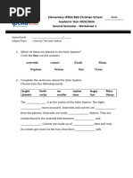 Science Stage 8 Sample Paper 1 - tcm143-595703 | PDF | Asteroid | Atoms