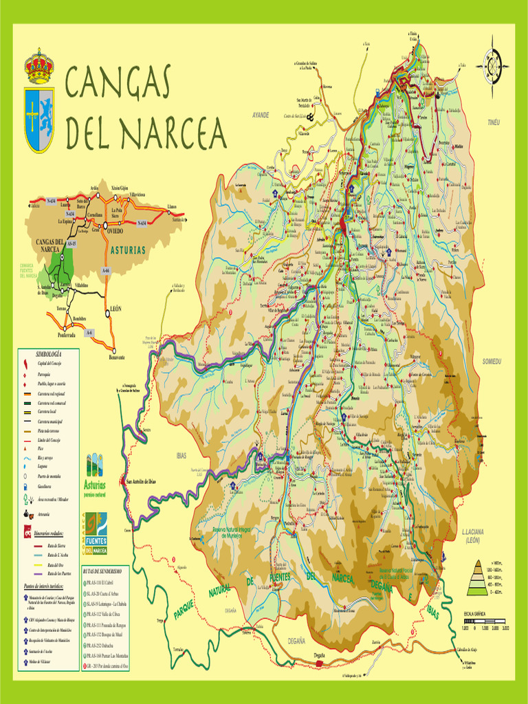 Mapa Concejo Cangas Del Narcea | PDF