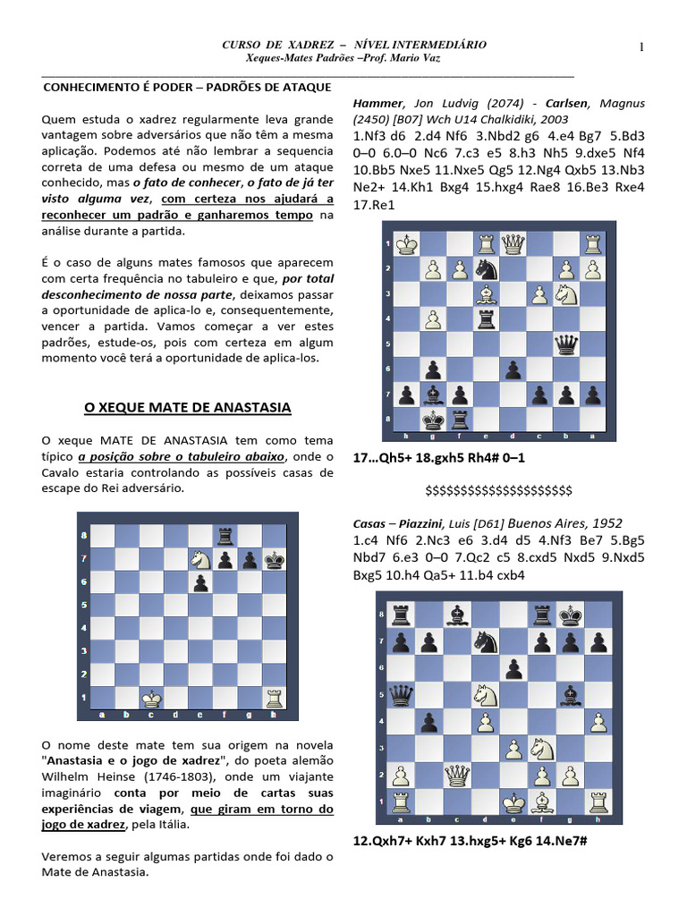 024 - o Xeque Mate de Anastasia | PDF