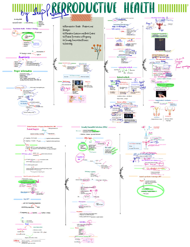 Reproductive Health SUPER NOTES BY SEEP | PDF | Birth Control ...