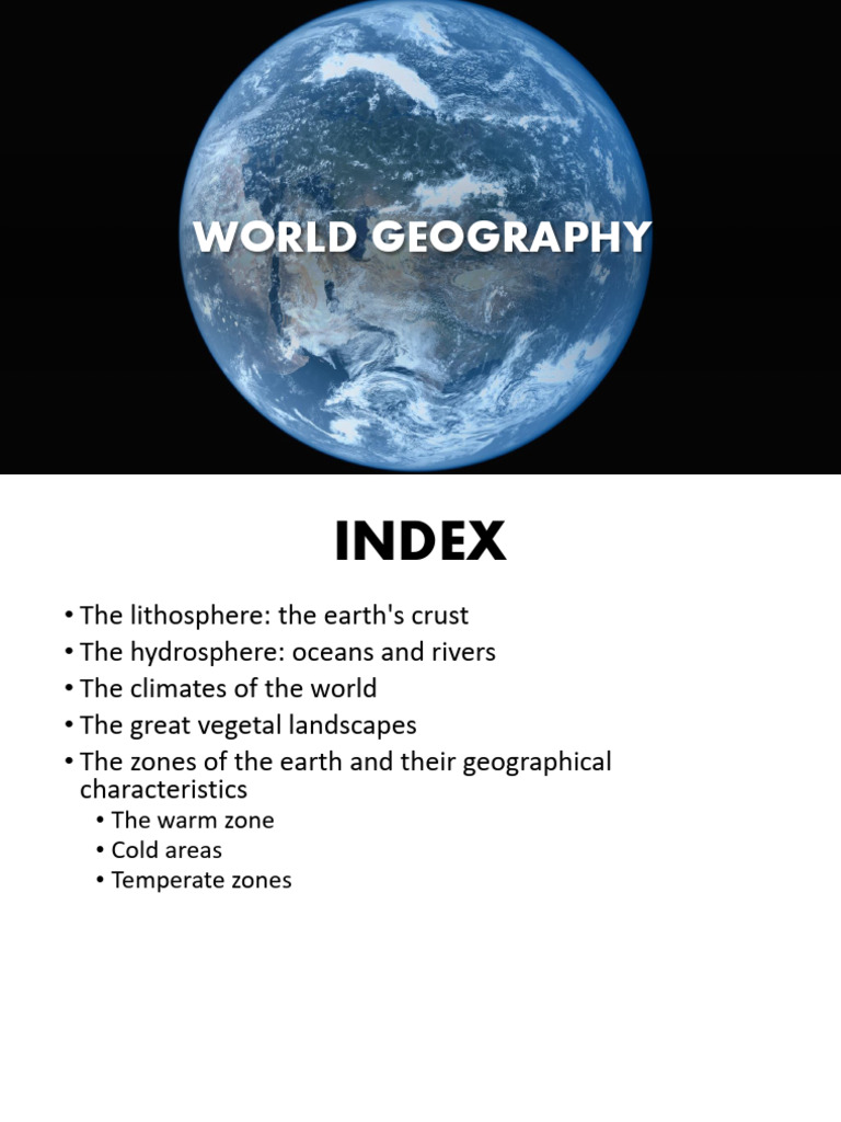 00world Geography | PDF | Continent | Earth