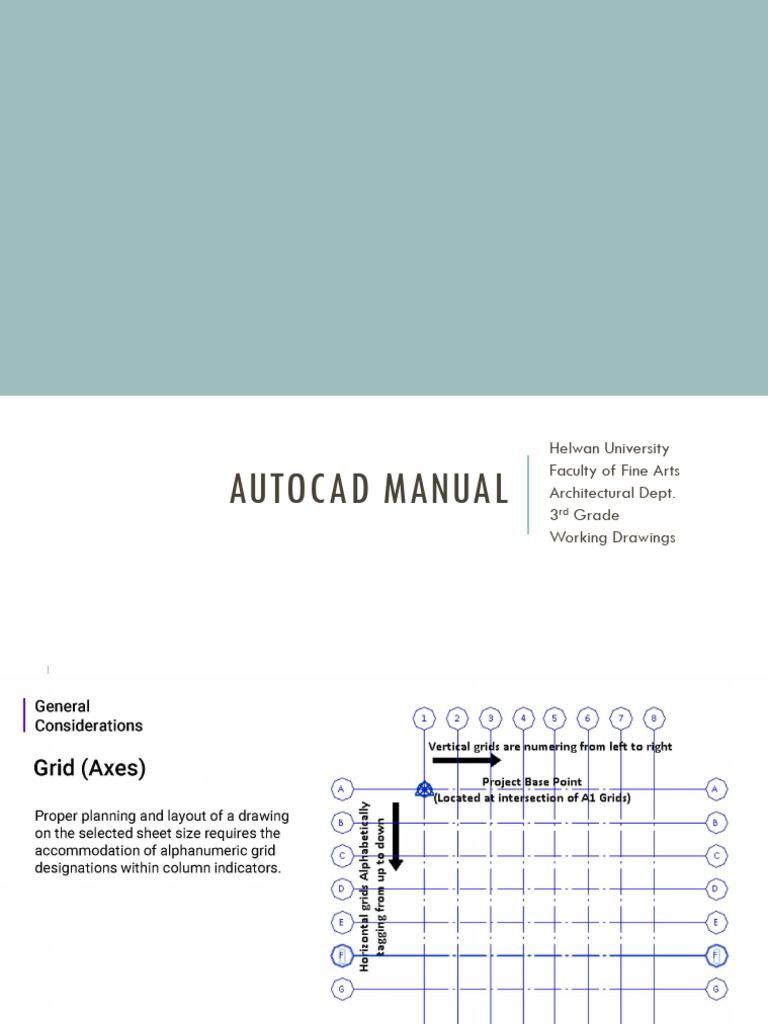 00-CAD MANUAL PRESENTATION (Autosaved) | PDF