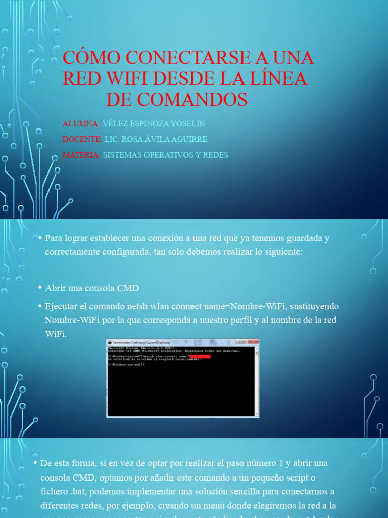 Cómo conectarse a una red WIFI desde la computadora | PDF