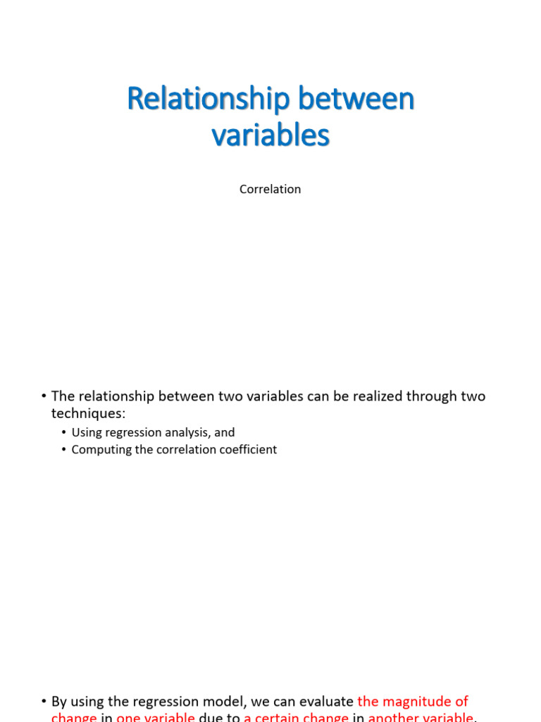 Correlation | PDF | Linear Regression | Regression Analysis