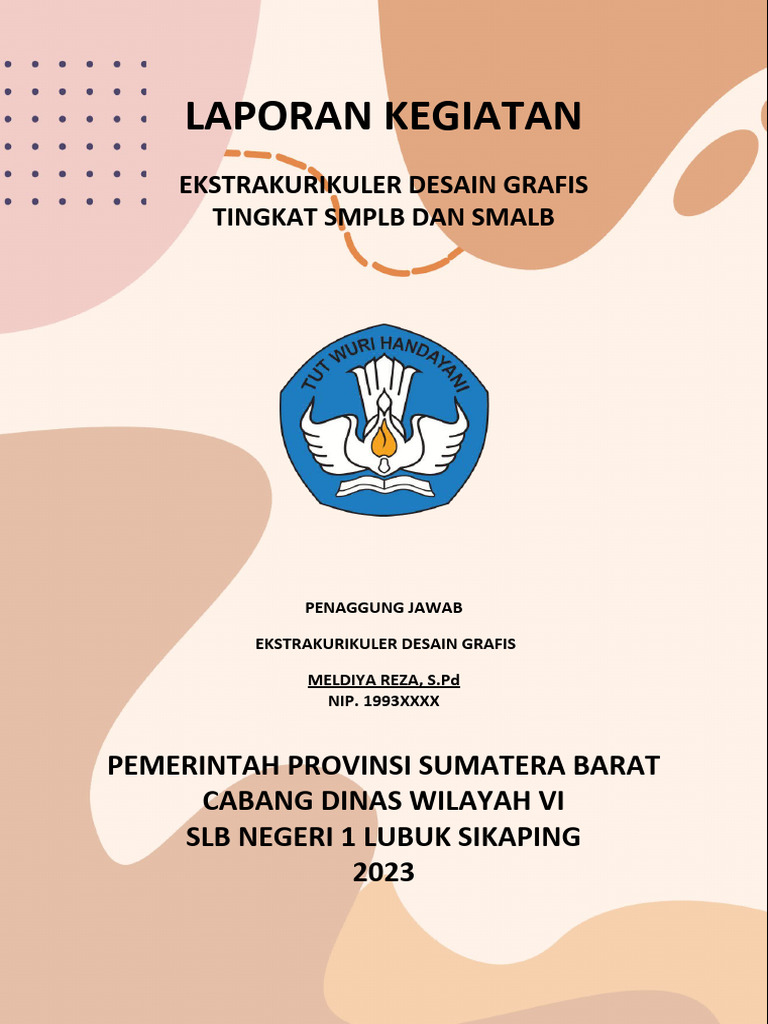 LAPORAN KEGIATAN EKSKUL DESAIN GRAFIS Konten | PDF