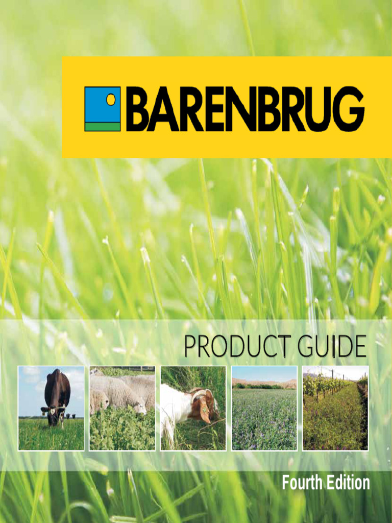 Barenbrug Product Guide 2018 Web | PDF | Sowing | Hay