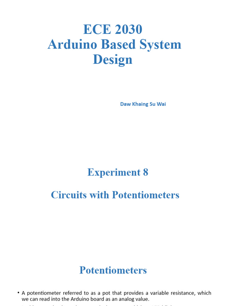 Lecture 05 Experiment-8 9 | PDF | Analog To Digital Converter ...