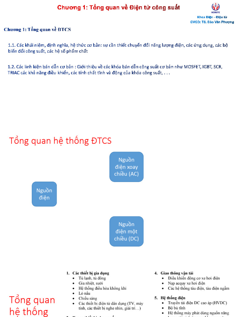Chuong 1 Tong Quan Ve ĐTCS | PDF