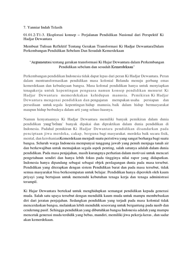 FILOSOFI PENDIDIKAN Topik 1 | PDF