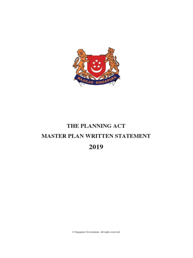 The Planning Act - Master Plan Written Statement 2019 | PDF | Zoning ...