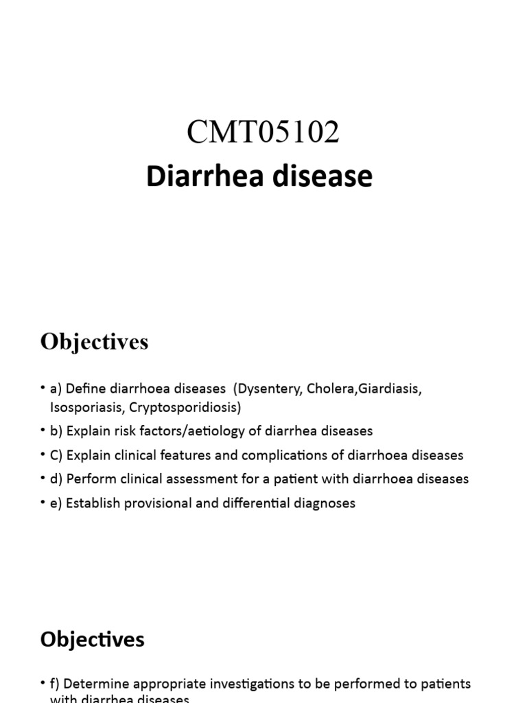 Complications of Diarrhea Diseases | PDF | Cholera | Diarrhea
