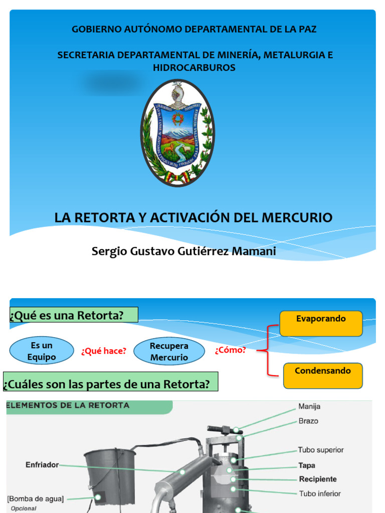 Retorta de Mercurio: Activación y Uso | PDF | Ciencia y matemáticas ...