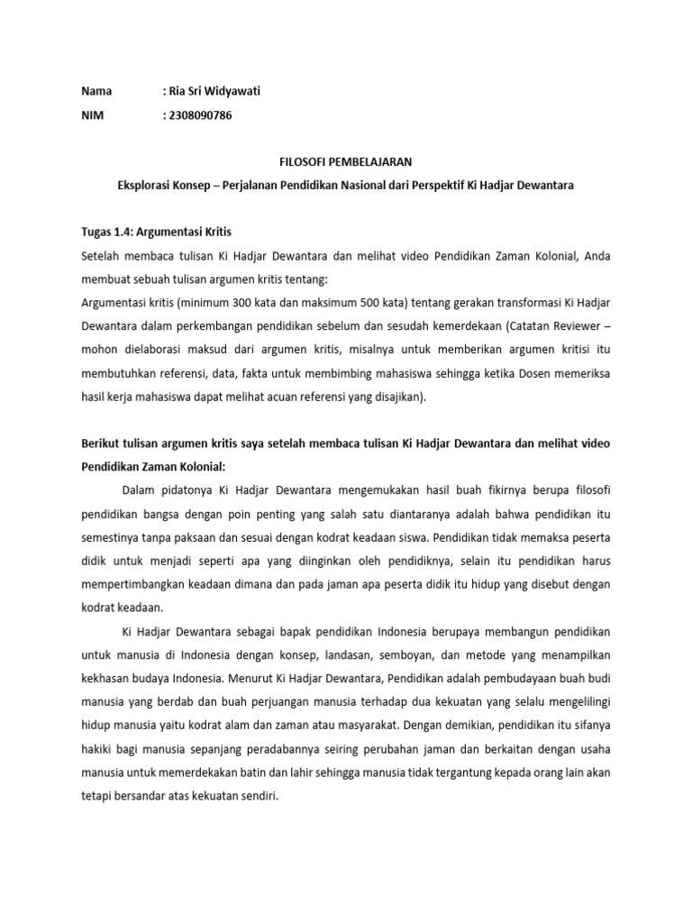 Filosofi Pendidikan - Eksplorasi Konsep - Argumentasi Kritis | PDF | Sejarah