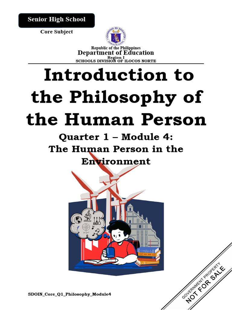 CORE IntrotoPhilo Q1 Mod4 Week7-8 TheHumanPersonintheEnvironment | PDF ...