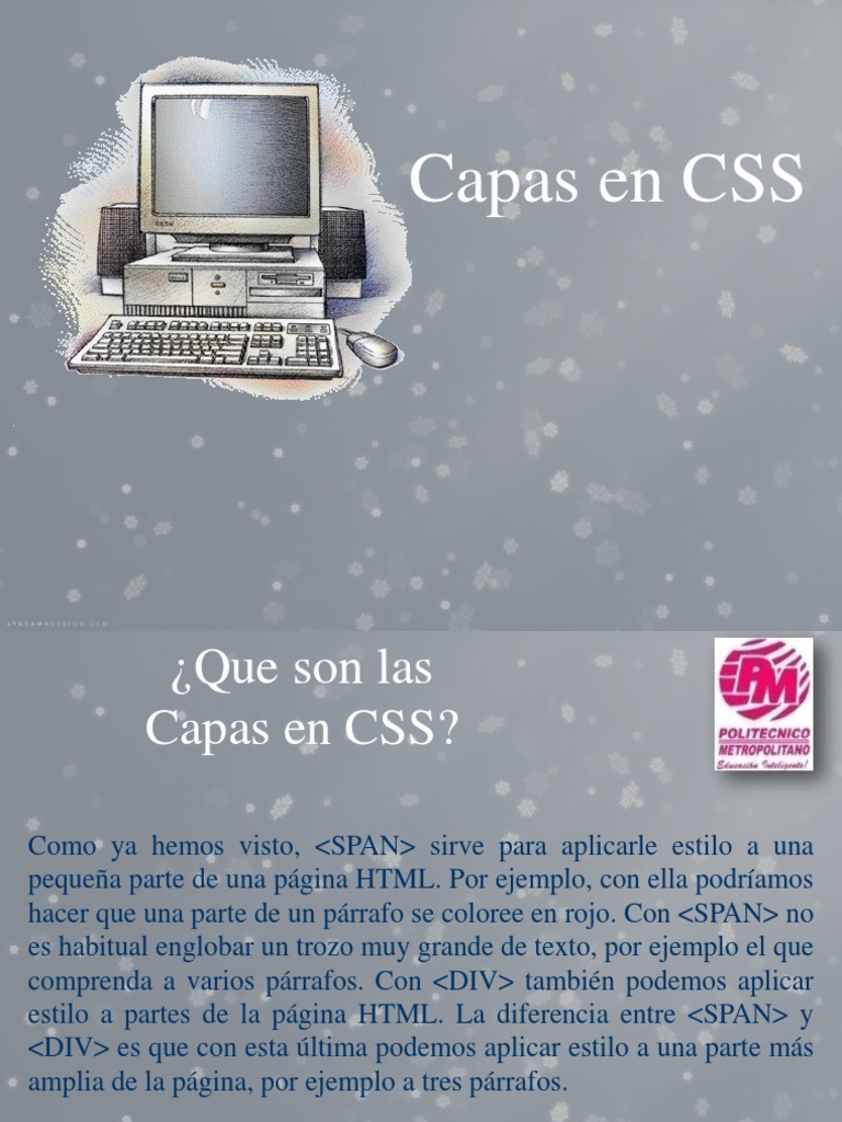 Hojas de Estilo CSS - Capas | PDF | HTML | Asociación de Temporadas de ...