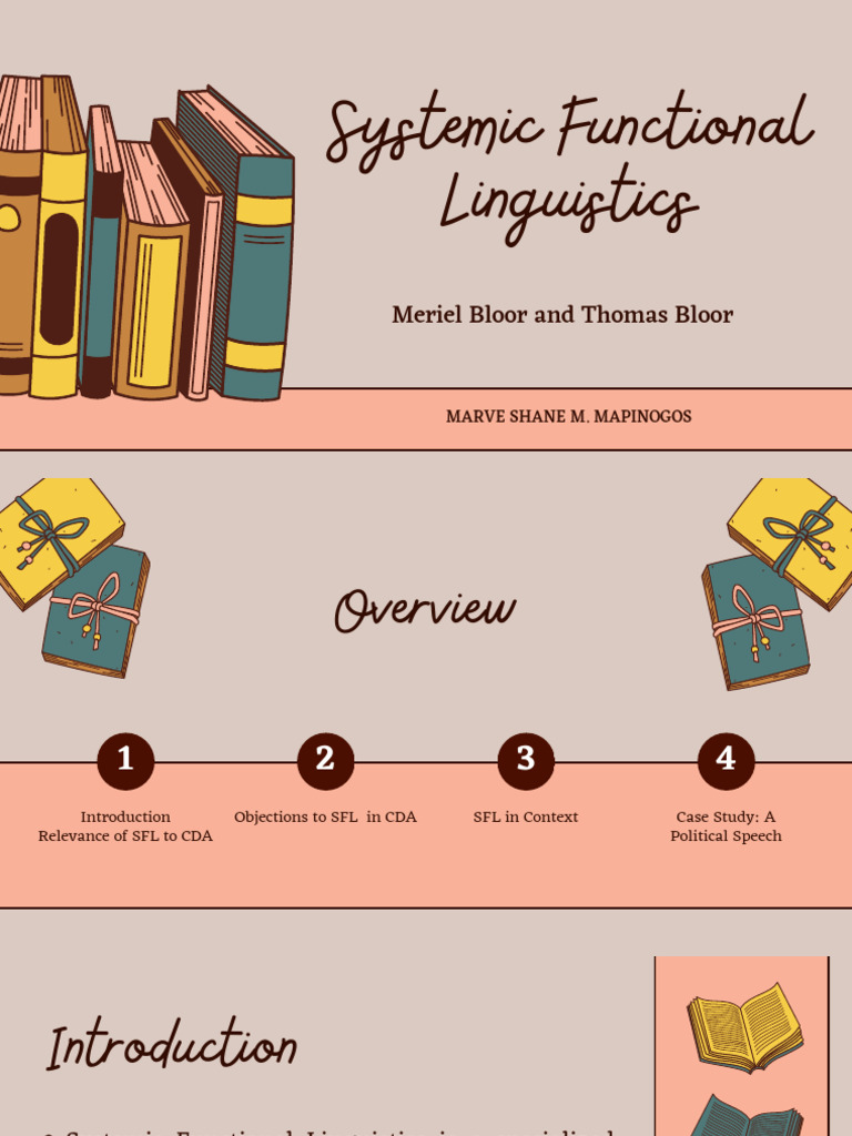 Systemic Functional Linguistics Final PPT M.S | PDF | Linguistics ...