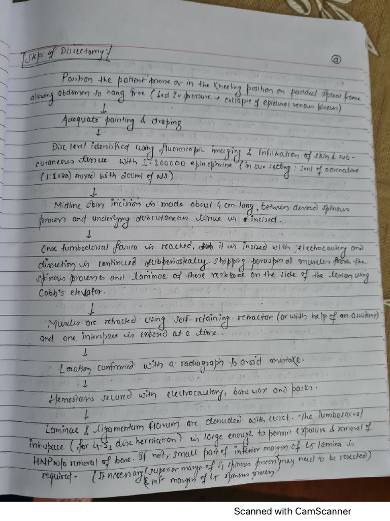 Pivd Discectomy | PDF