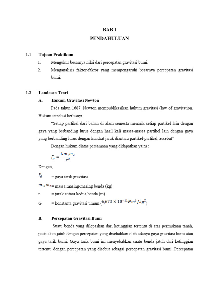 Laprak Hukum Newton | PDF | Metode & Bahan Ajar