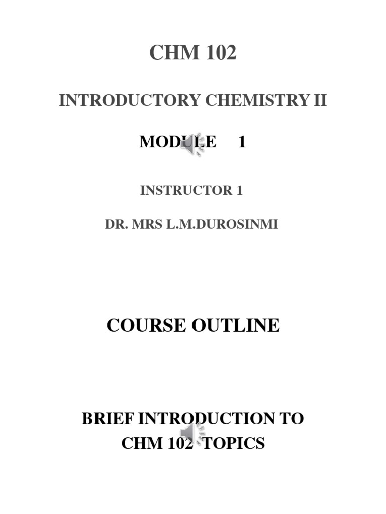 Fully Compiled Chm102-1 | PDF
