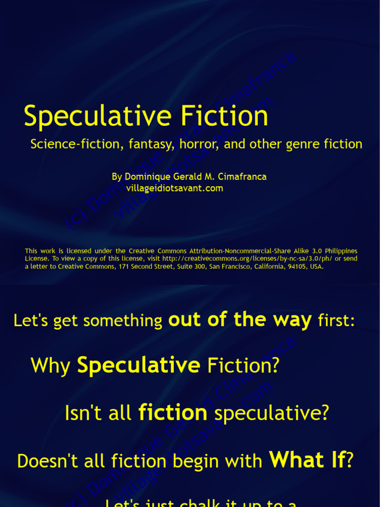 Understanding Speculative Fiction Elements | PDF